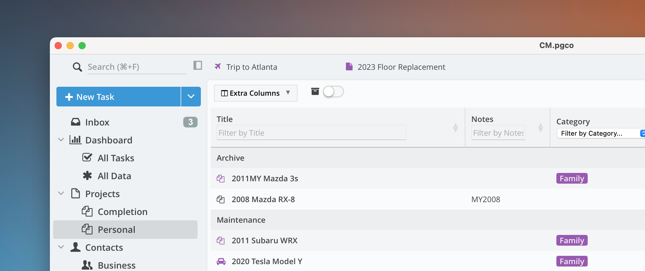 Grouping Projects Automatically : Pagico Blog