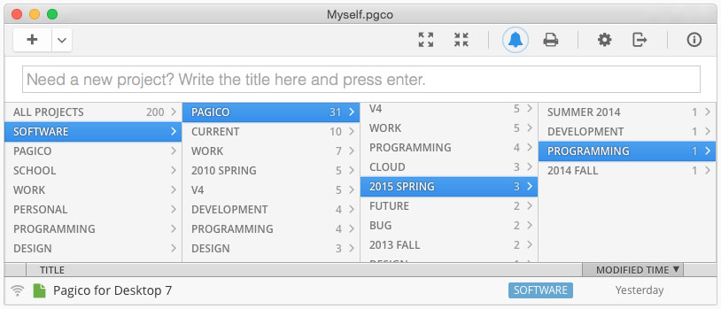 Pagico: Manage all your work and stay on-track